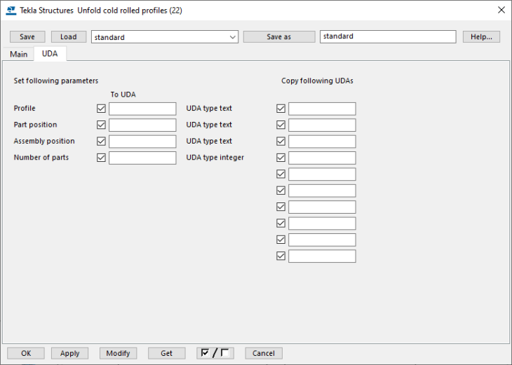 Unfold cold rolled profiles (22) | Trimble User Assistance